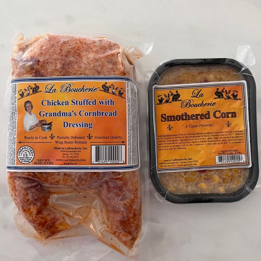 Chicken Stuffed with Grandma's Cornbread Dressing | La Boucherie
